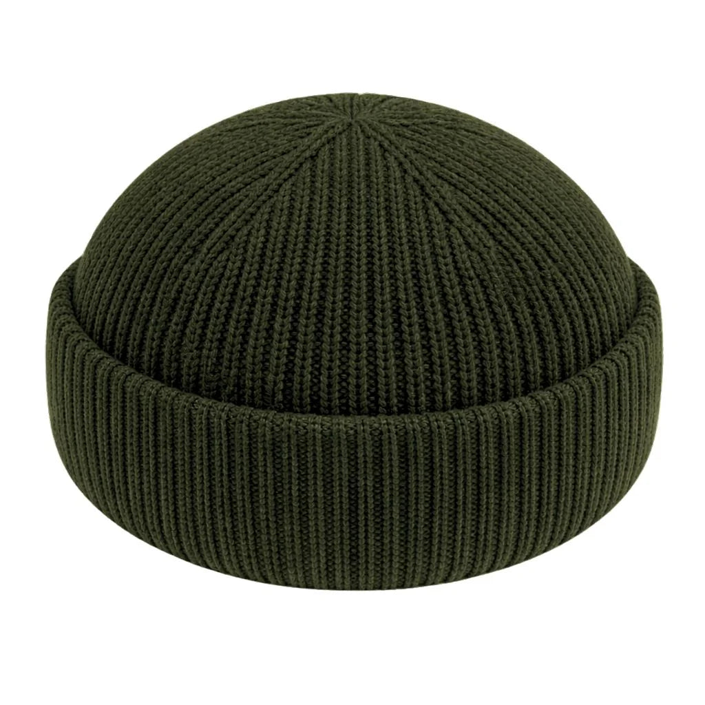 ARMY GREEN FISHERMAN BEANIE PRO – RAISED BY SOCIETY