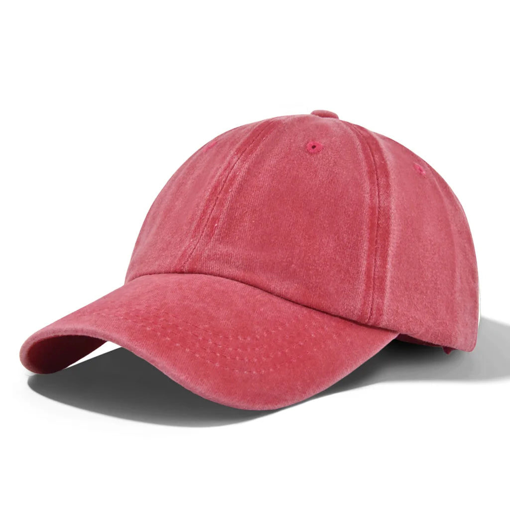 CRIMSON RED VINTAGE CAP – RAISED BY SOCIETY